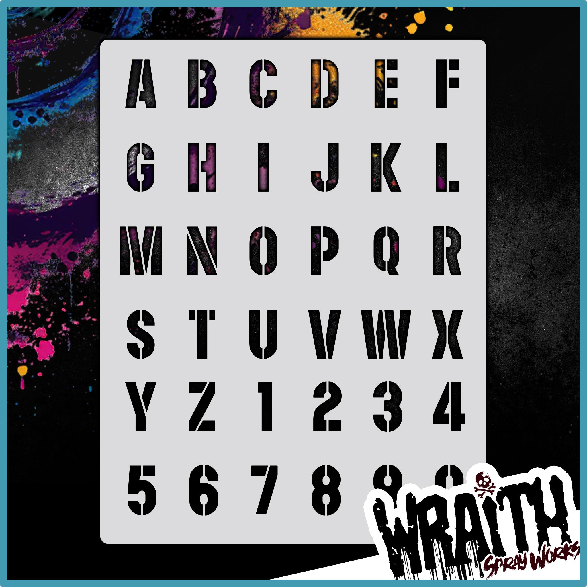 Army Font #2 – Wraith SprayWorks