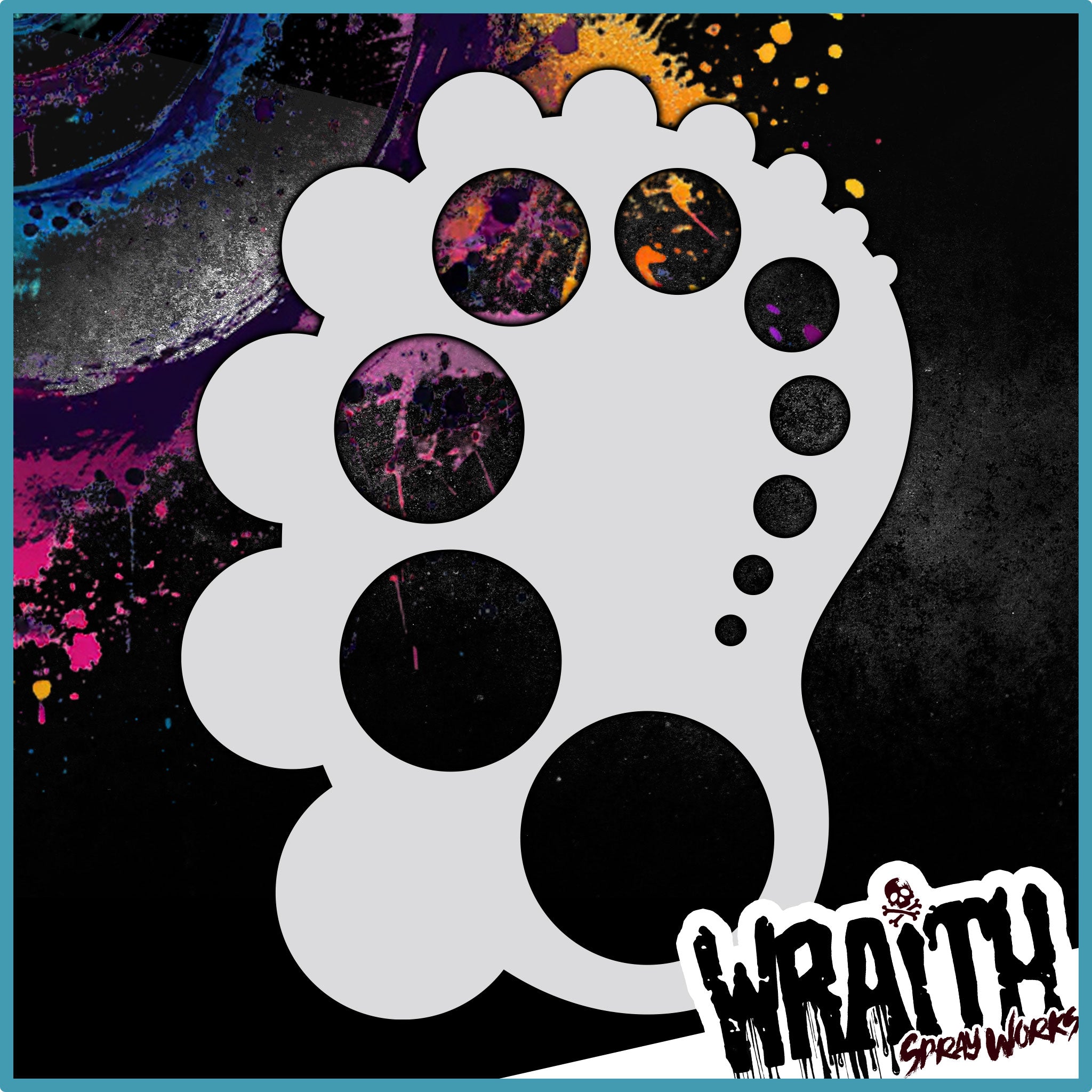 Circle Freehand Shield – Wraith SprayWorks