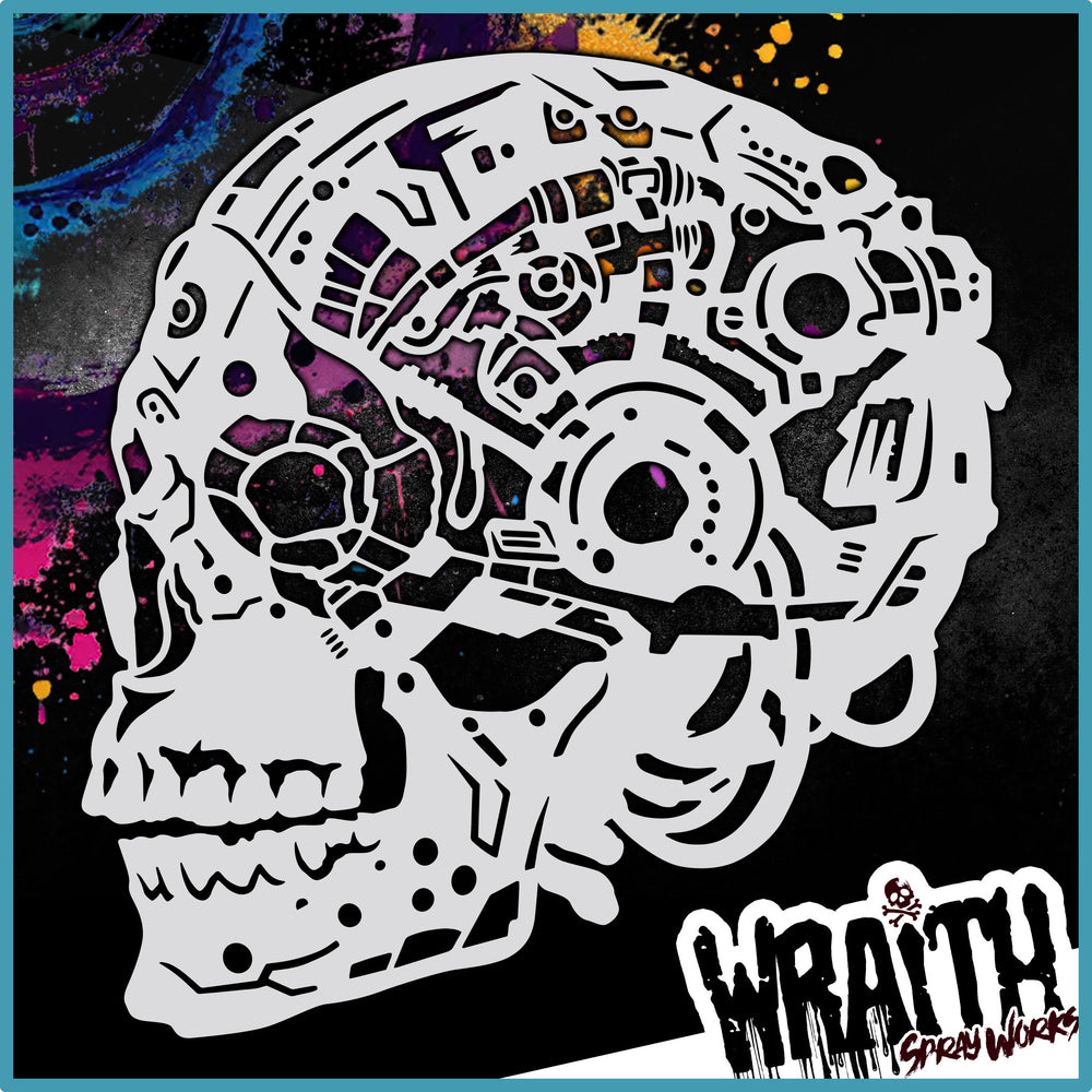 Cyberpunk Skull #2 – Wraith SprayWorks