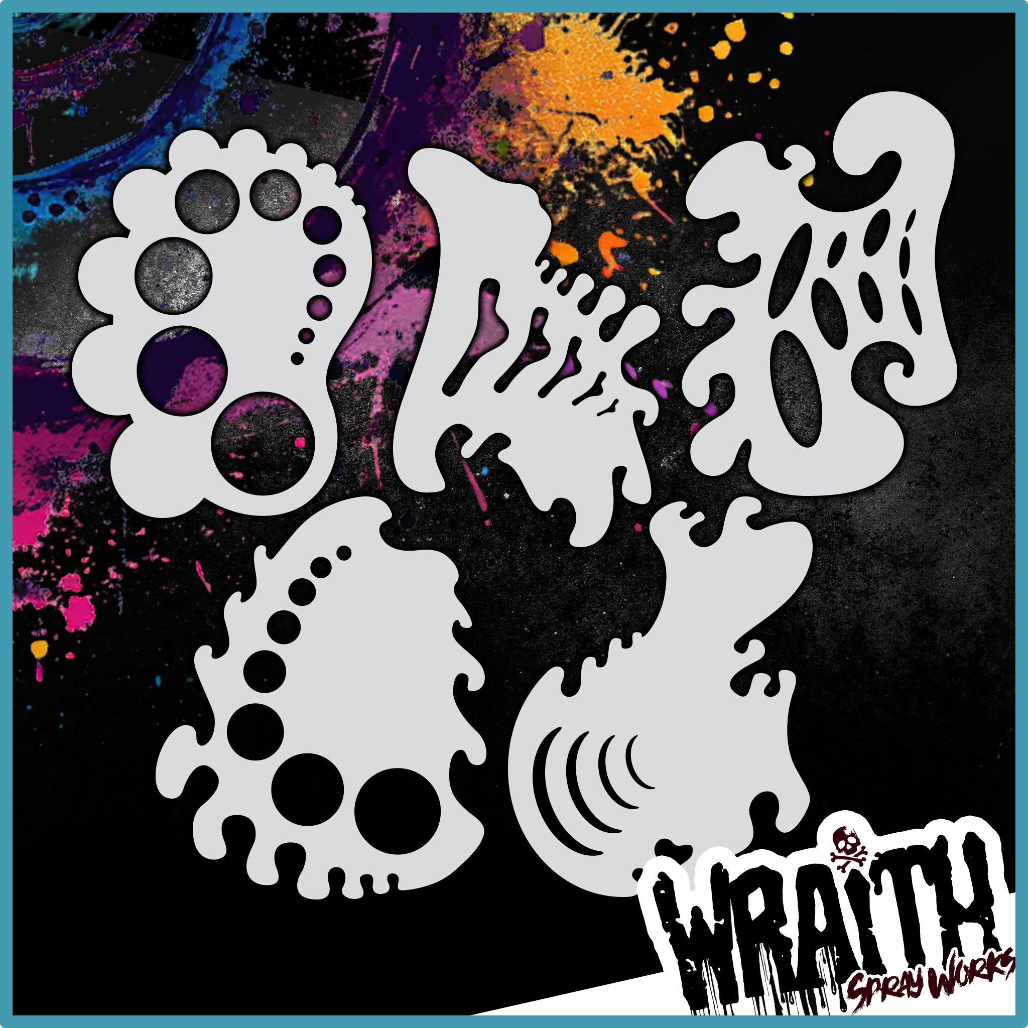 Mini Freehand Shield Set – Wraith SprayWorks