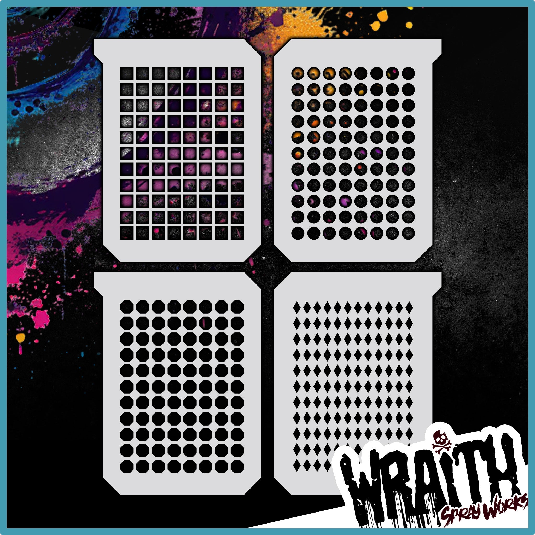 Mini Geo Patterns – Wraith SprayWorks